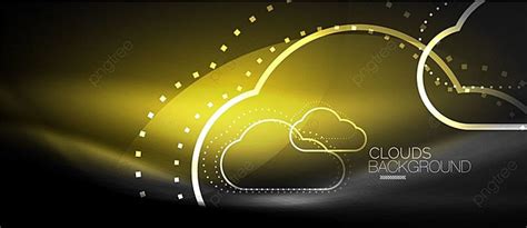 Vector Cloud Computing Network Symbol Background Calculations