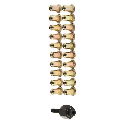 21pcs Rivet Nut Tool Hand Rivet Nut Head Simple Installation Manual Riveter Rivnut Tool