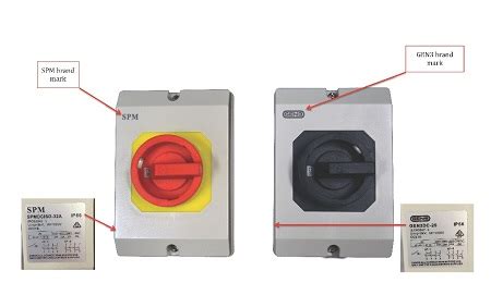 PV Array Rotary DC Isolator ACCC Product Safety