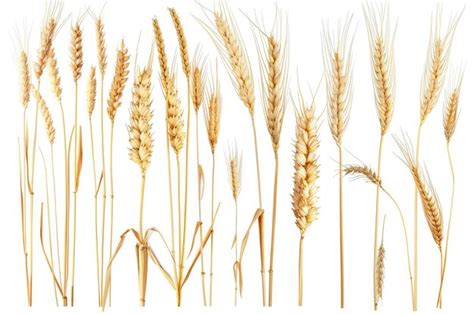 Premium Photo Wheat Set With Various Types