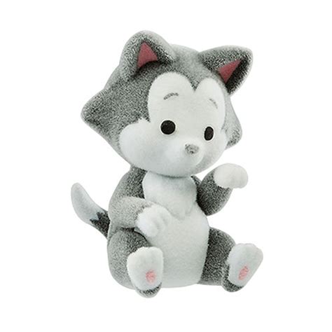 Disney Character Cutte Fluffy Puffy Flocked Cat Figure Marie Figaro