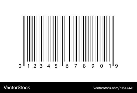 Universal Product Code Barcode Royalty Free Vector Image