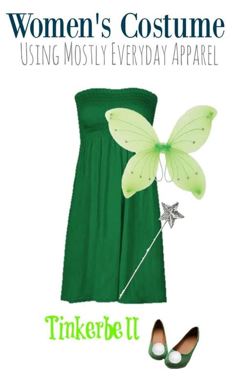 Diy Tinkerbell Costume Using Everyday Items You Can Wear Again Diy