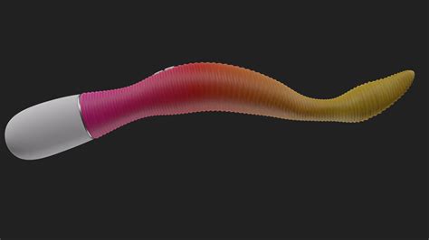 Wavy Vibrator Sextoy 3d Model By Tridsign