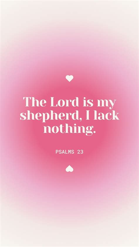 Psalms 23 Cute Wallpapers Psalms Lord Is My Shepherd