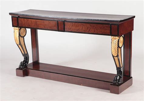 Bid Now A Nineteenth Century Two Tone Empire Console Tabl January 3 0123 11 00 Am Est