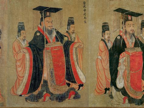 阎立本 历代帝王图局部