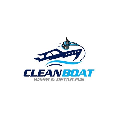 Boat Detailing Logo Boat Logo Ship Logo Boat Vector Etsy