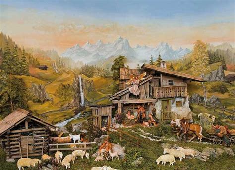 Presepio Arte Popolare Presepe Napoletano Presepio Tirolense