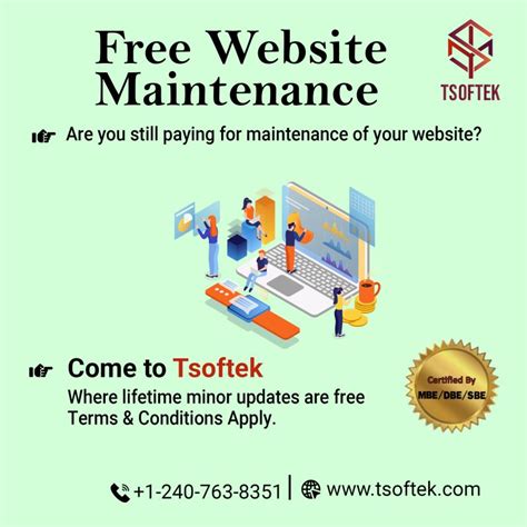 Tsoftek On Linkedin Freewebsitemaintenance Webmaintenancetips