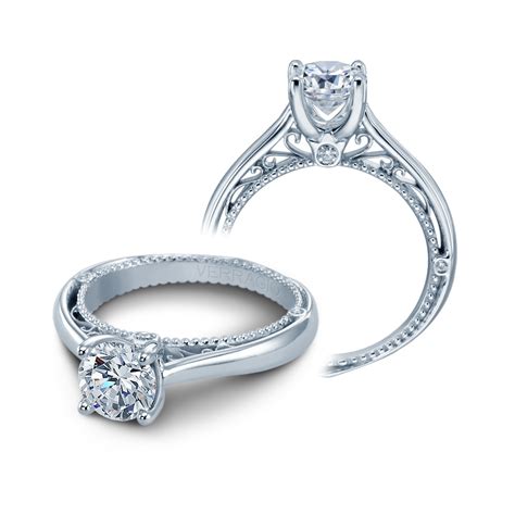 Verragio Venetian Solitaire 006ctw Kissing Diamond Engagement Ring Afn