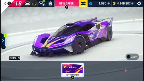 Ds6 New Drive Syndicate First Impression Bugatti Bolide Asphalt9