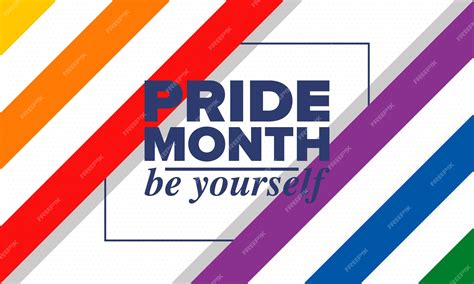 Premium Vector Lgbt Pride Month In June Lesbian Gay Bisexual