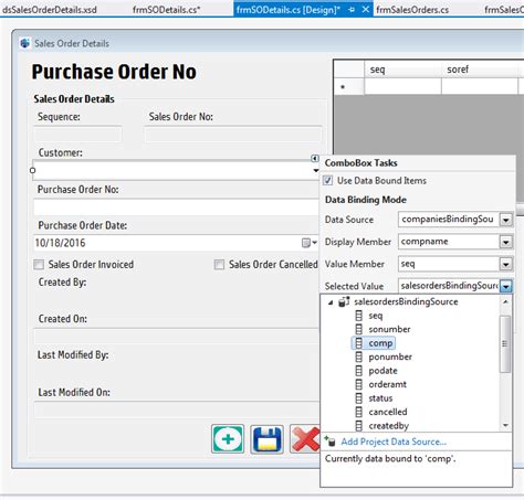 C Windows Forms Combobox Databinding Stack Overflow