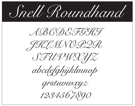 Roundhand Script