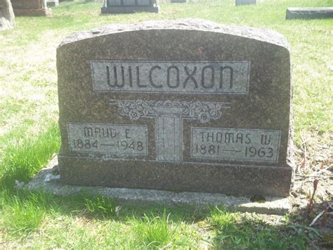 Thomas Wilmer Wilcoxon 1881 1963 Mémorial Find A Grave