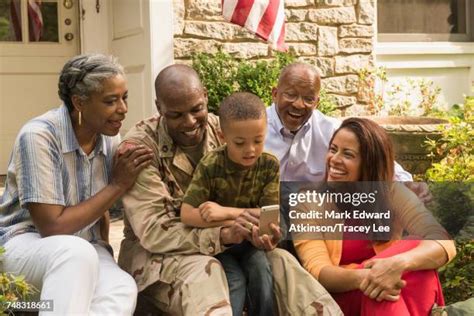 Soldier Holding Phone Photos And Premium High Res Pictures Getty Images