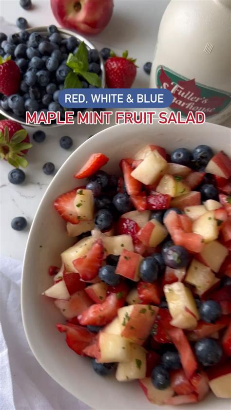 Maple Mint Fruit Salad Artofit