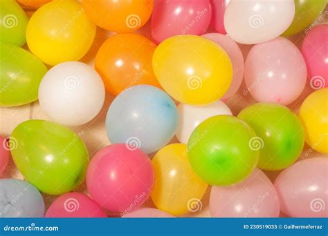 Colorful Party Balloons Birthdayholiday Fun Stock Image Image Of