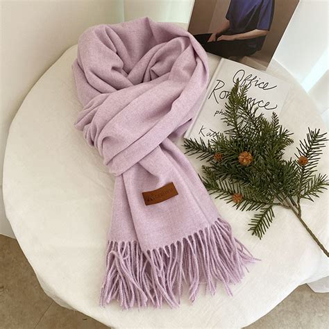 4만개돌파선물용추천 고퀄리티 소프트 무지 수술 숄 커플 롱 목도리 머플러 14color