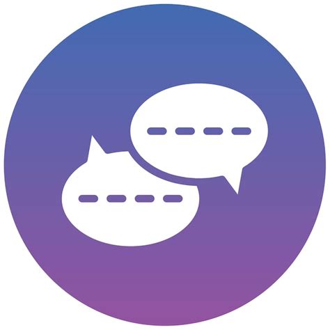 Premium Vector Chat Vector Illustration