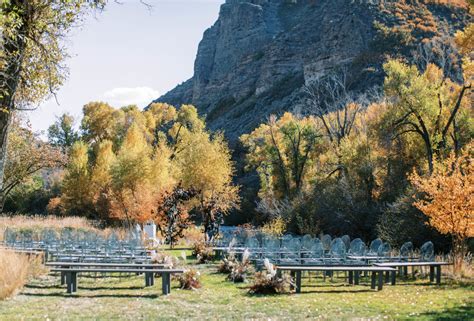 Autumn 4u Ranch Wedding In Utah Featured In Brides