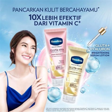 Jual Vaseline Gluta Hya Dewy Radiance 200ml Shopee Indonesia