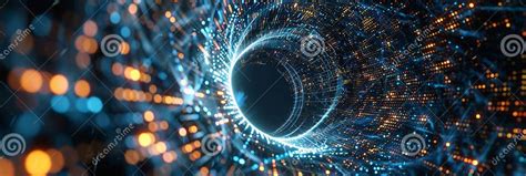 Conceptual Cluster A Swirling Vortex Of Data Streams Merging Into A