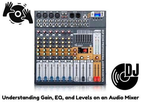 How To Use Gain Eq And Levels On An Audio Mixer