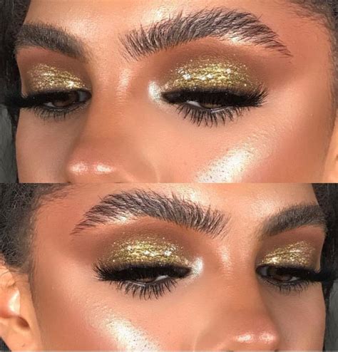 Glitter Eyeshadow Gold Gold Jewelry For Wedding Guest Eyeshadow
