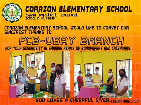 Corazon Elementary School 118649 Deped Region 7 Home