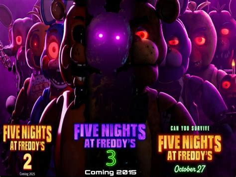 Fnaf Movie Trilogy Poster 1 By Marvelous554 On Deviantart