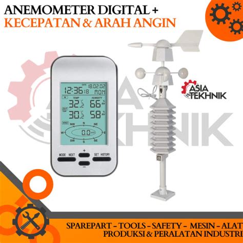 Jual Alat Pengukur Kecepatan And Arah Angin Digital Anemometer Original Jakarta Pusat Asia
