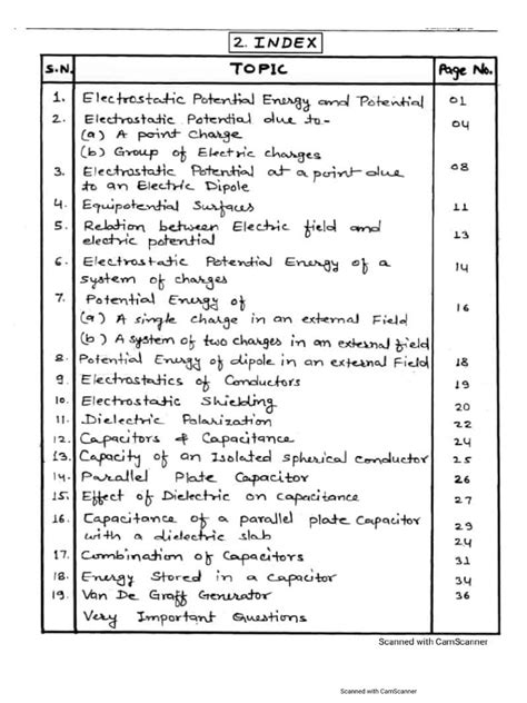 Eletric Potential And Capacitance Pdf