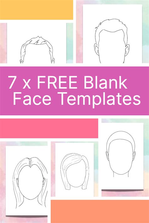 Looking For A Blank Face Template 7 Blank Face Outlines To Use In Your