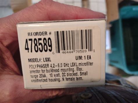 Polyphaser Lsxl 18 3842 60ghz Dc Block Nf To Nfb For Sale