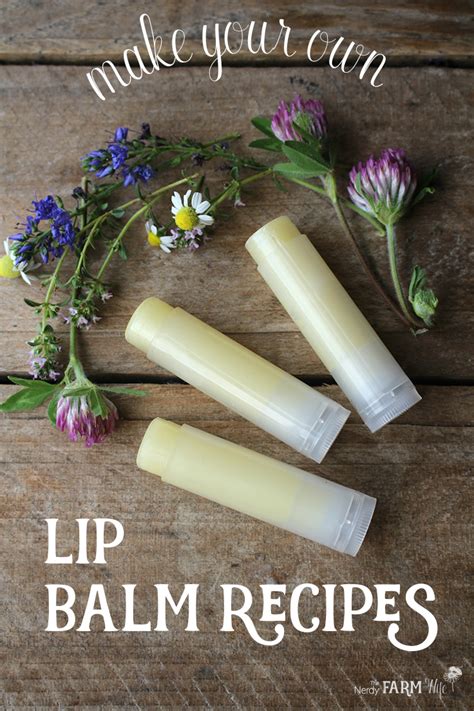 How To Make Your Own Lip Balm Recipes 2025