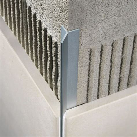 Aluminum Edge Trim For Tiles Outside Corner Filojolly Rjf Profilitec Baño Home Depot Home
