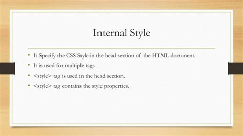 Css How To Insert Css Ppt