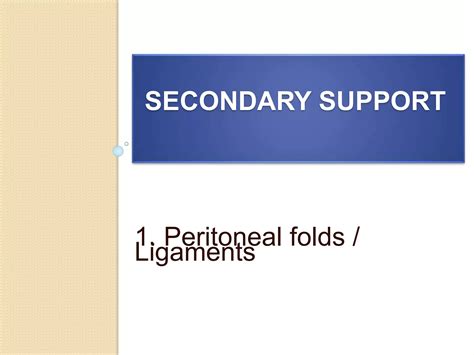 Supports Of Uterus Pptx Supports Of Uterus Pptx