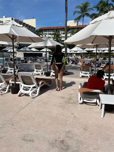 Oblivious Latina Girl By The Pool Bend Over Beach And Bikini Forum