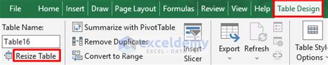 How To Extend A Table In Excel 4 Methods Exceldemy