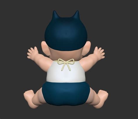 Archivo Stl Trunks Bebé Dragon Ball Z・diseño De Impresora 3d Para