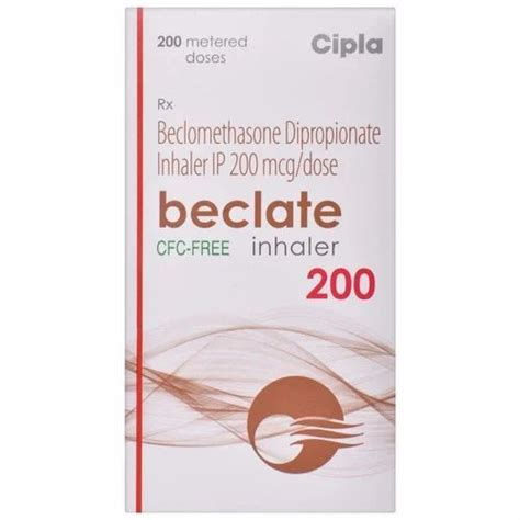 Beclomethasone Dipropionate Inhalation 200mcg Beclate Inhaler At