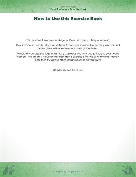 Easy Anatomy Exercise Book