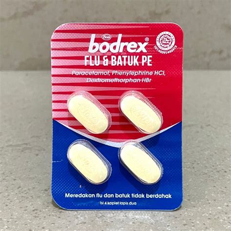 Jual Bodrex Flu Dan Batuk Pe 1 Strip 4 Tablet Shopee Indonesia