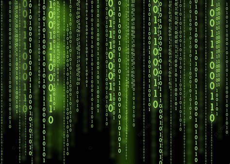 Code Binärer Lichteffekt Schwarzer Hintergrund Code Binäre