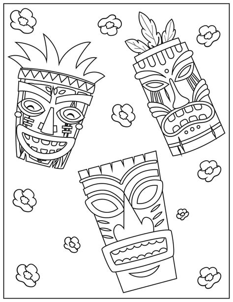 Coloring Pages For Luau