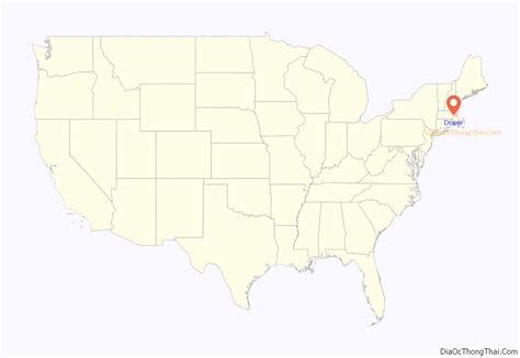 Map Of Dover Cdp Massachusetts Thong Thai Real