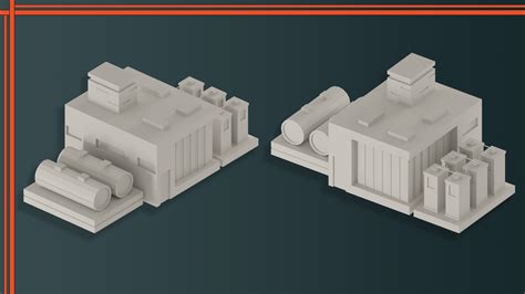 Artstation Factory Building Vol 04 Game Assets